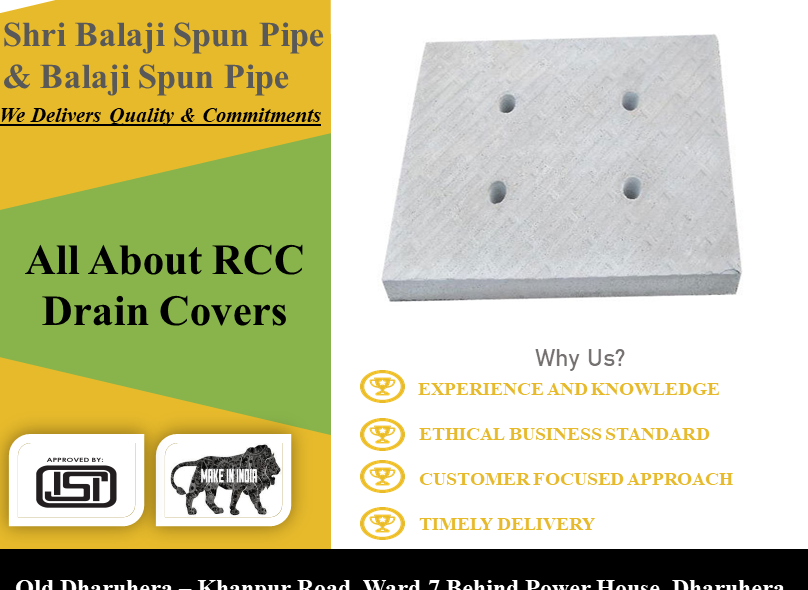 All About RCC Drain Covers - Shri Balaji Spun Pipes