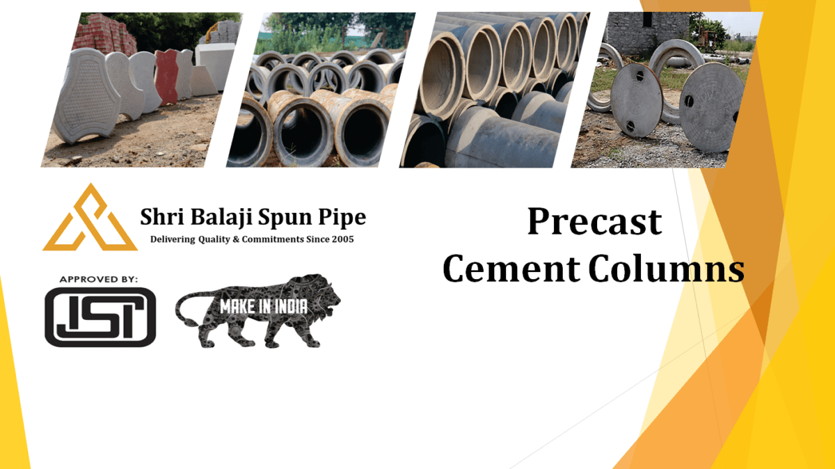 Precast Concrete columns - Shri Balaji Spun Pipes